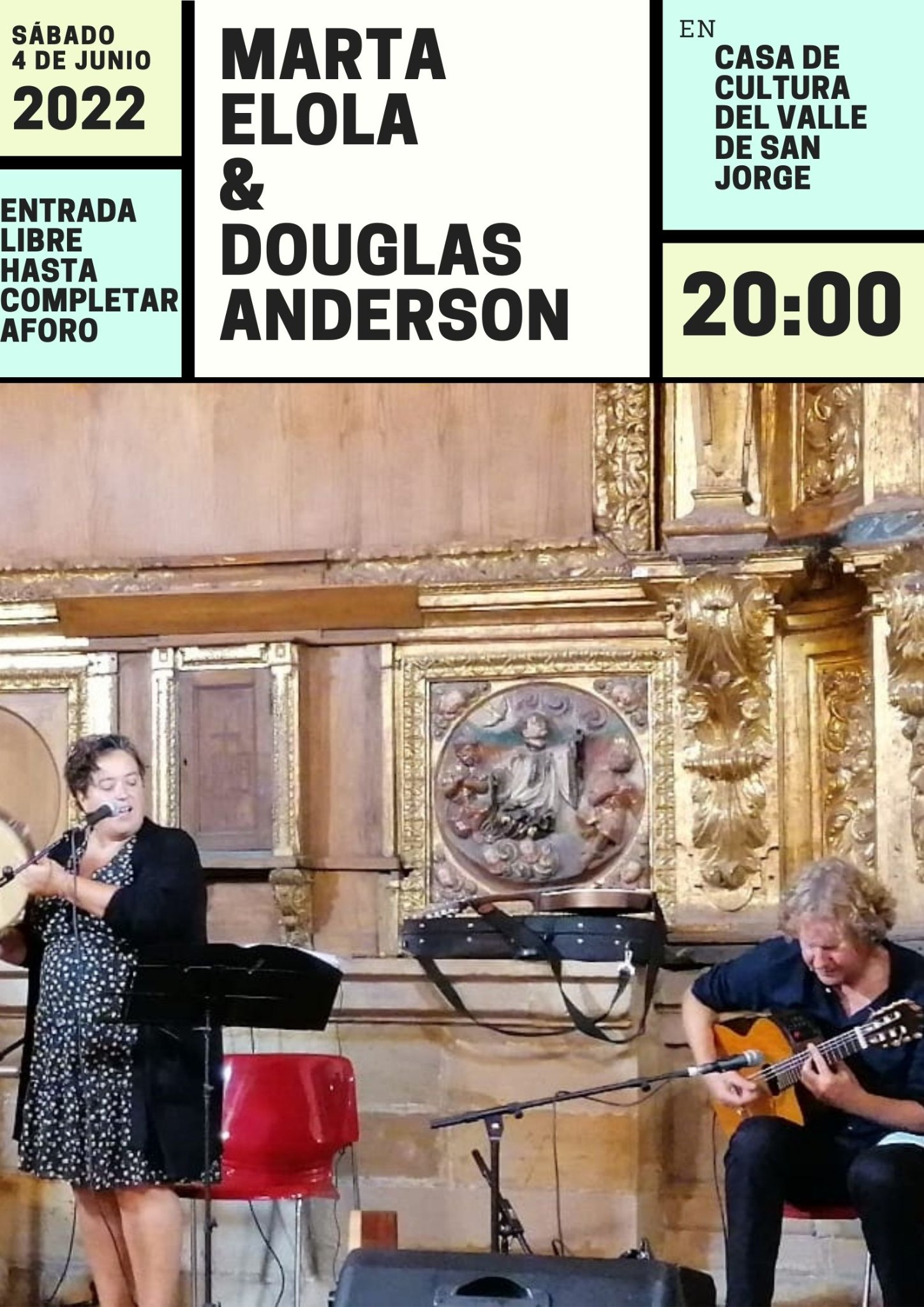 Concierto: "Marta Elola & Douglas Anderson" (Nueva) | Turismo en Llanes